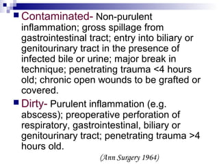 Surgical site infection | PPT