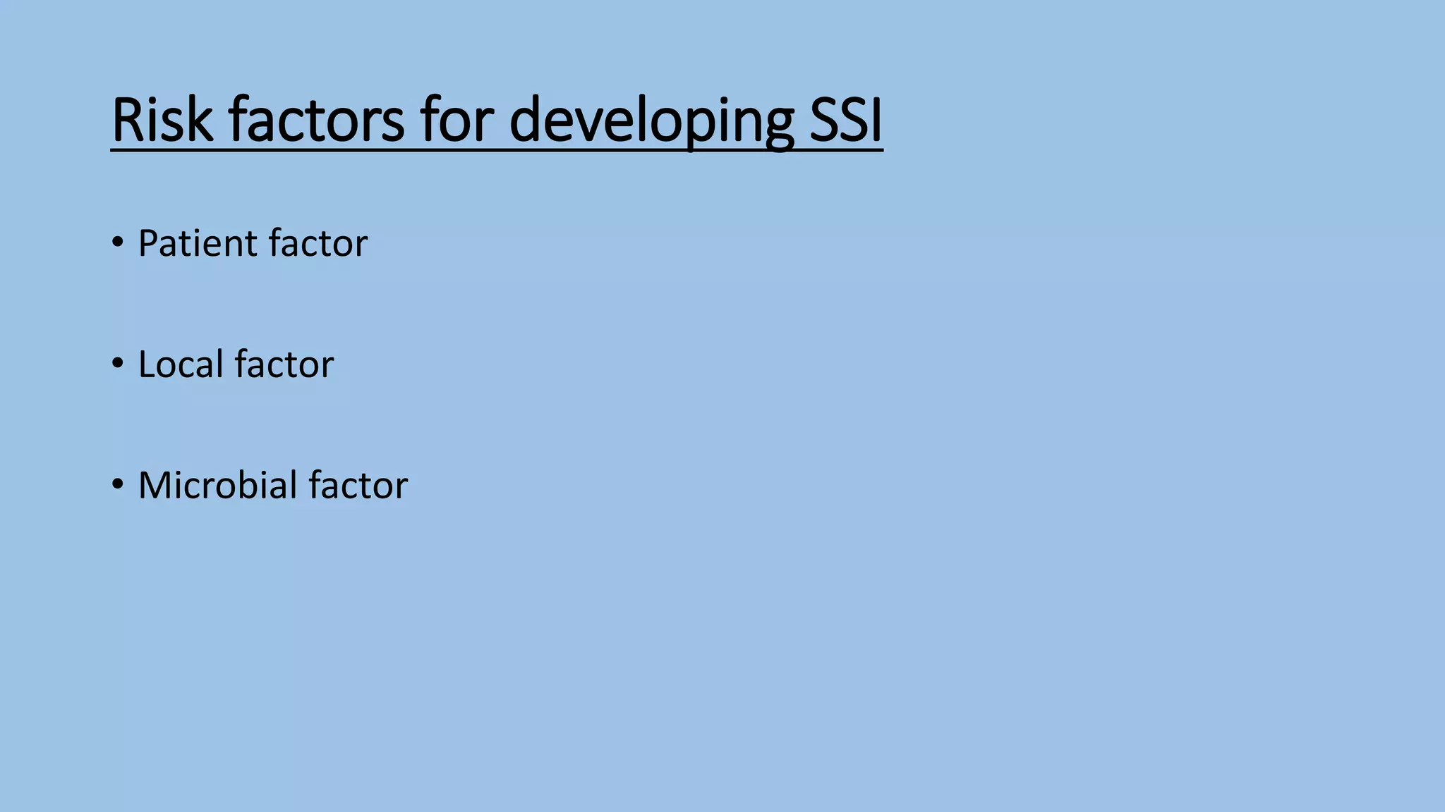 Surgical site infection | PPTX