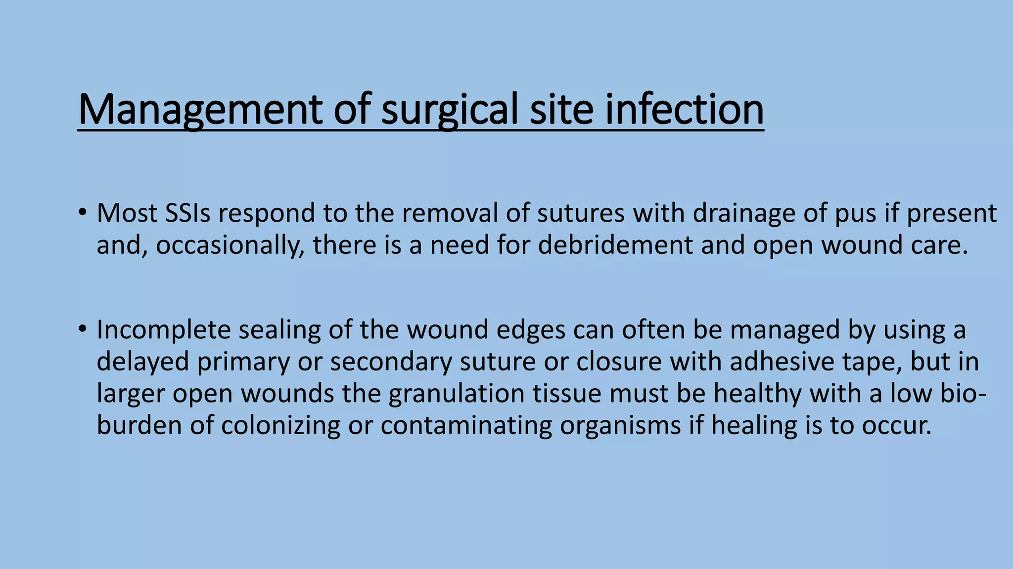 Surgical site infection | PPTX