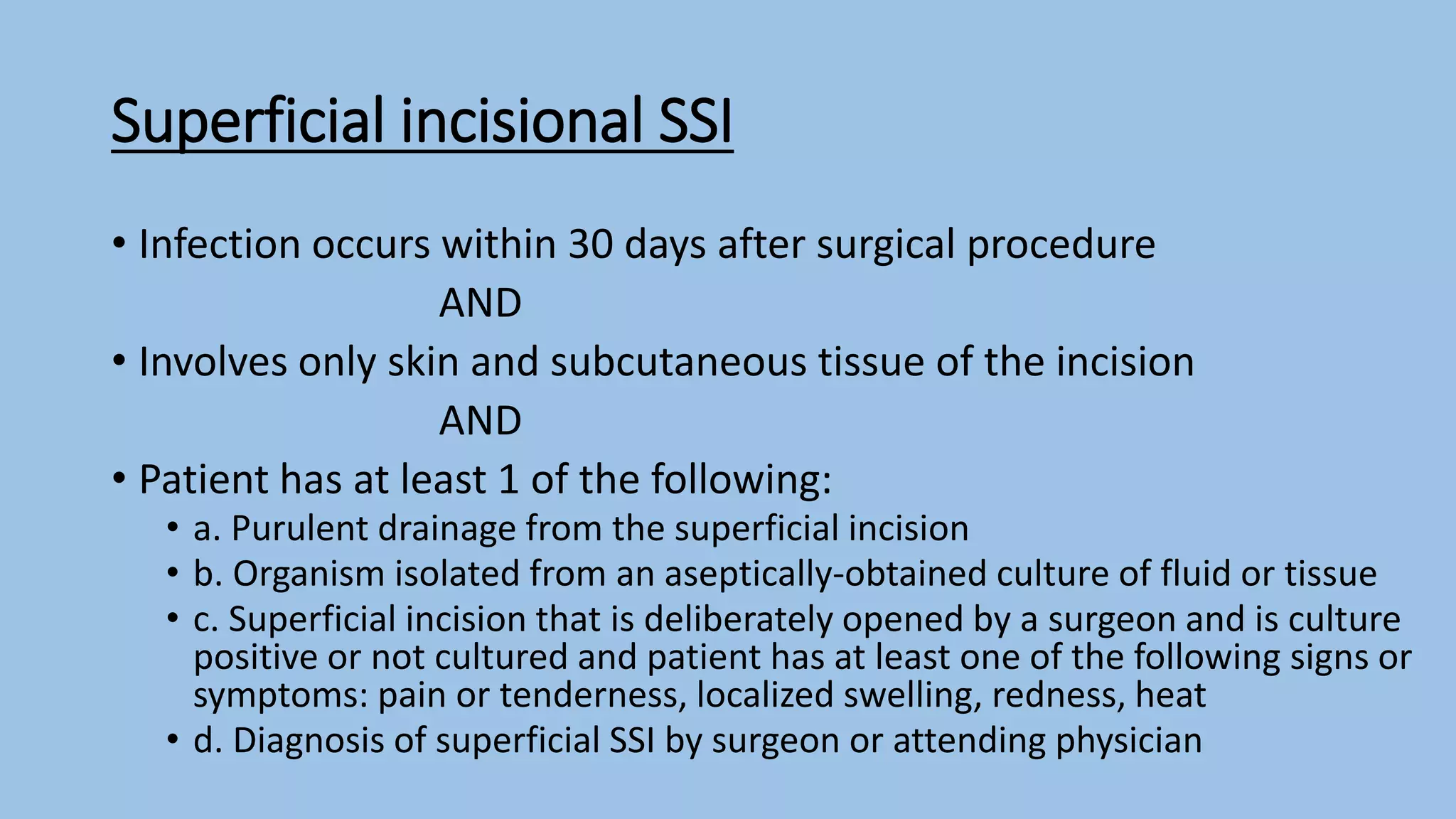 Surgical site infection | PPTX