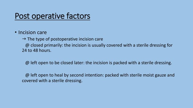 Surgical site infection | PPTX | Infectious Diseases | Diseases and ...