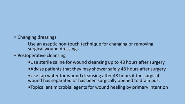 Surgical site infection | PPTX | Infectious Diseases | Diseases and ...