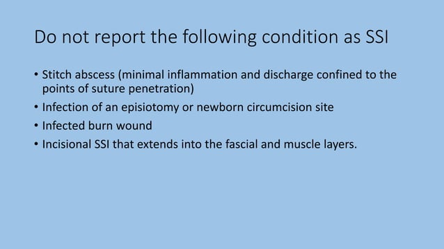 Surgical site infection | PPTX | Infectious Diseases | Diseases and ...