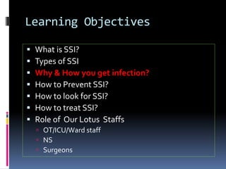 Surgical site infection | PPTX