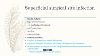 Surgical site infection | PPTX