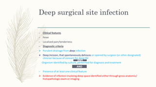 Surgical site infection | PPTX | Infectious Diseases | Diseases and ...
