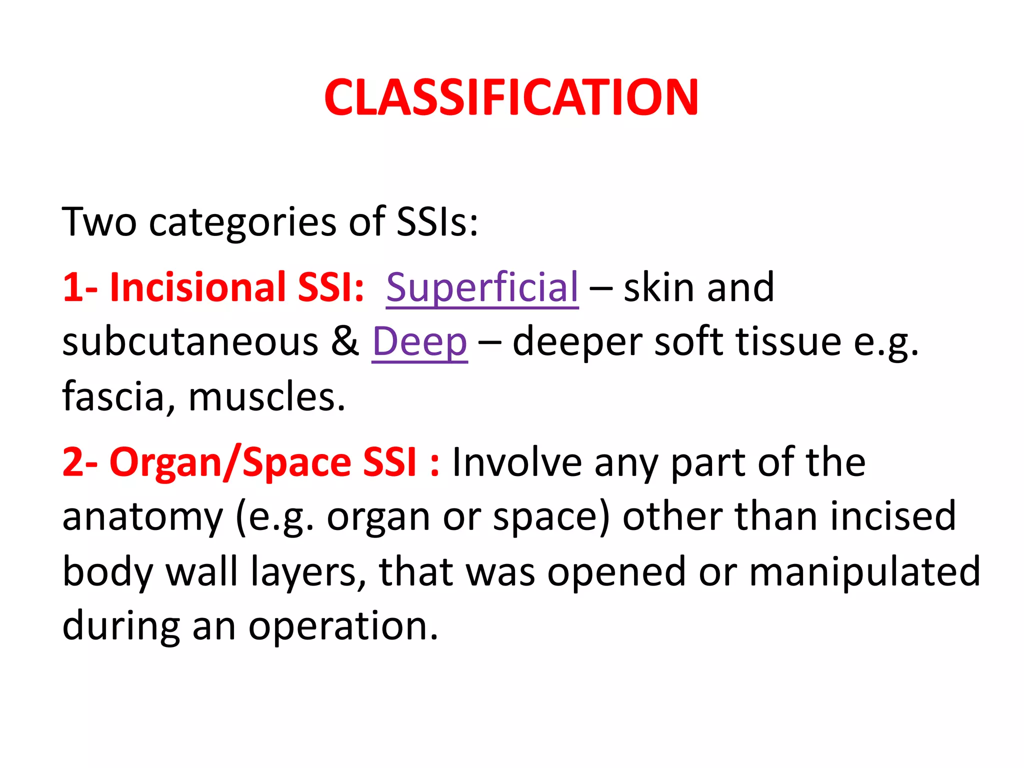 Surgical site infection | PDF