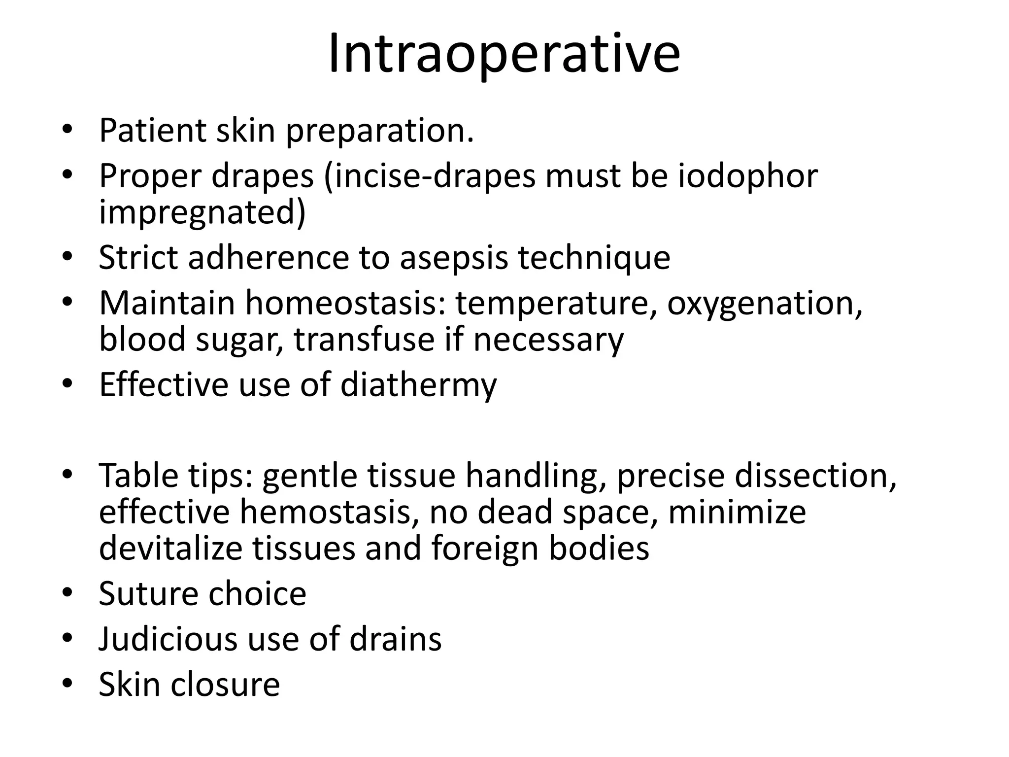 Surgical Site Infection | PPT
