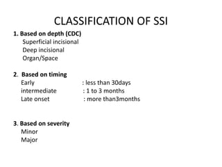 Surgical Site Infection | PPT