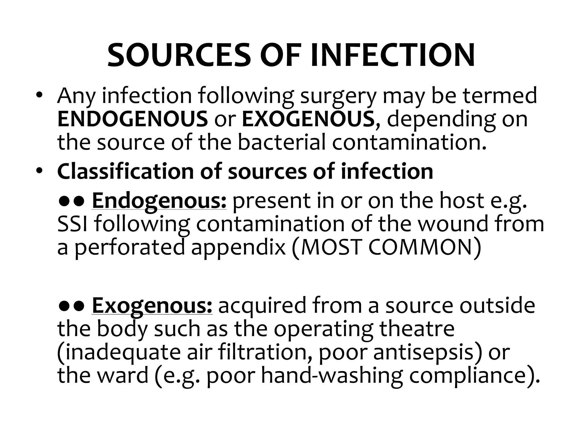 SURGICAL SITE INFECTIONS - General Surgery.pptx