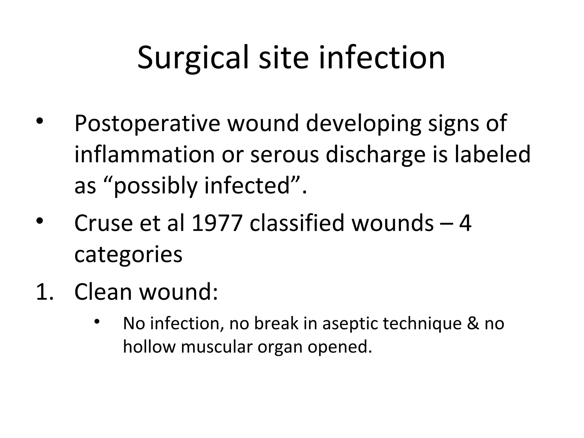 Surgical site infection (2) | PPT