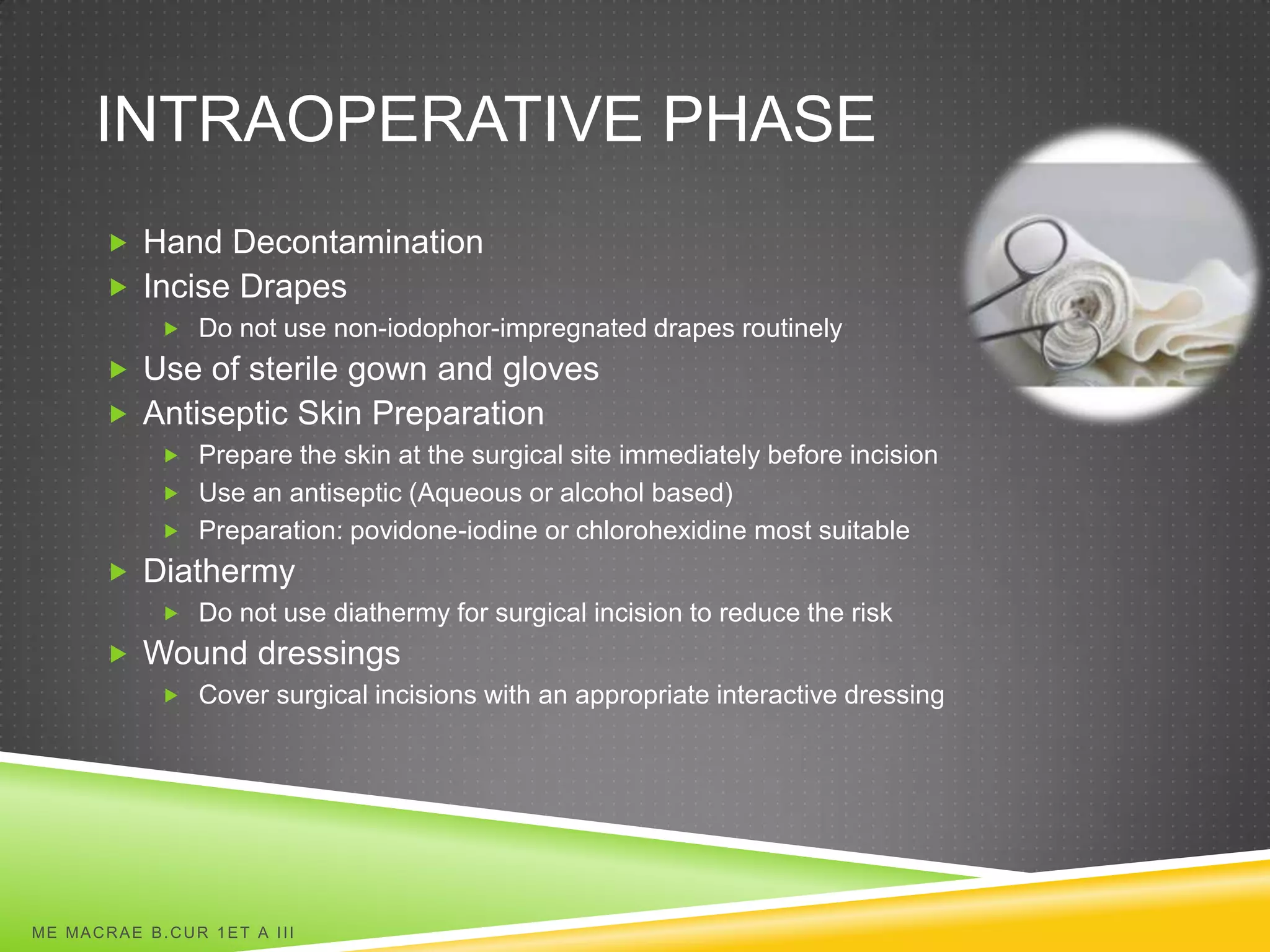 Surgical site infections | PPTX
