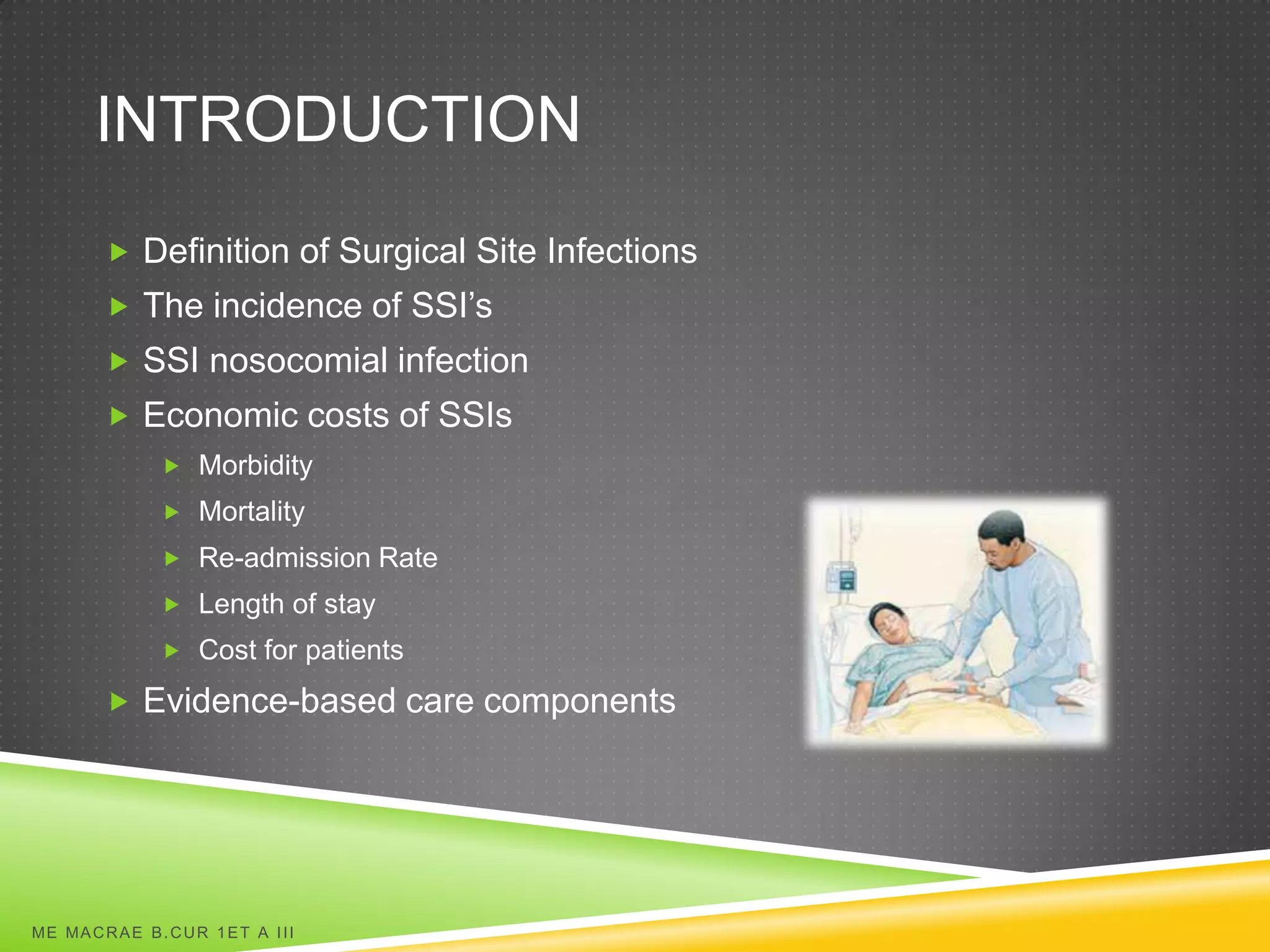Surgical site infections | PPTX