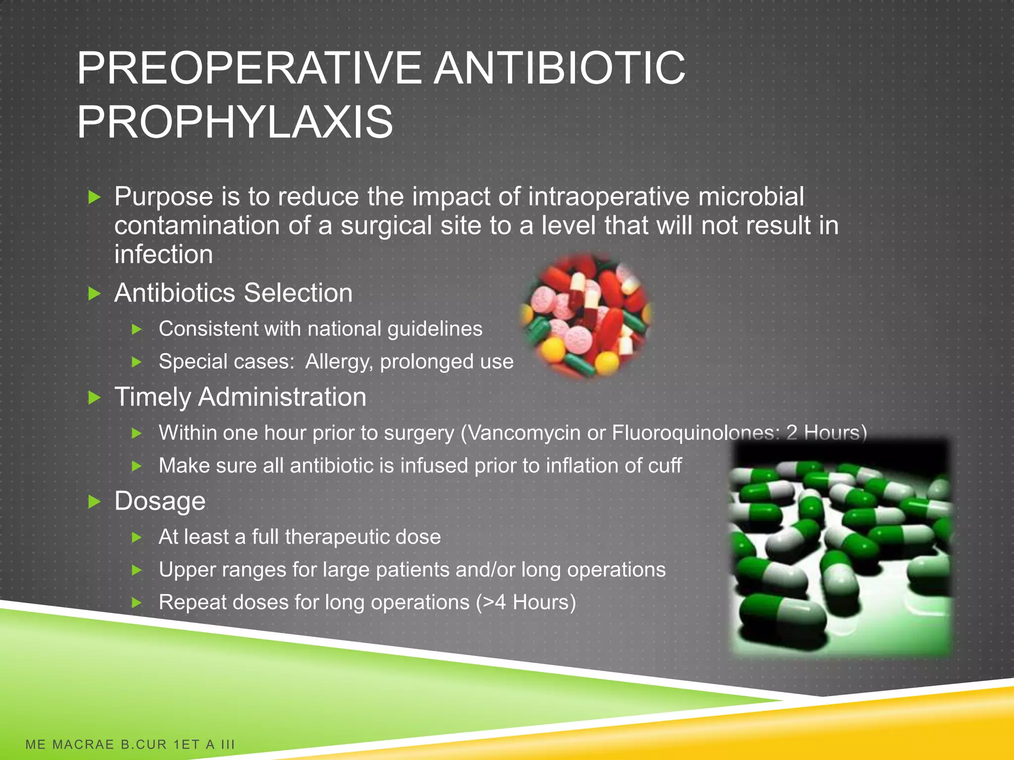 Surgical site infections | PPTX