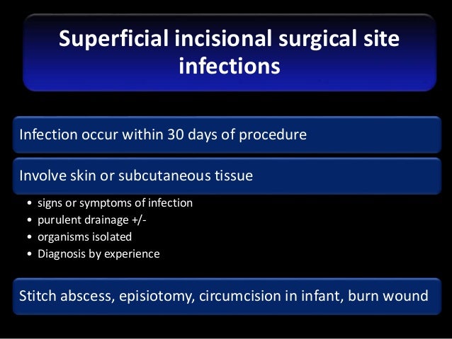 Surgical site infections - Diagnosis, treatment and Prevention guidel…