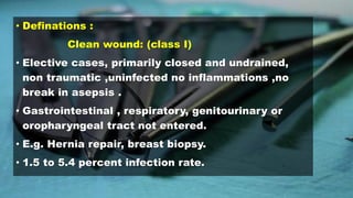 Surgical site infections | PPTX