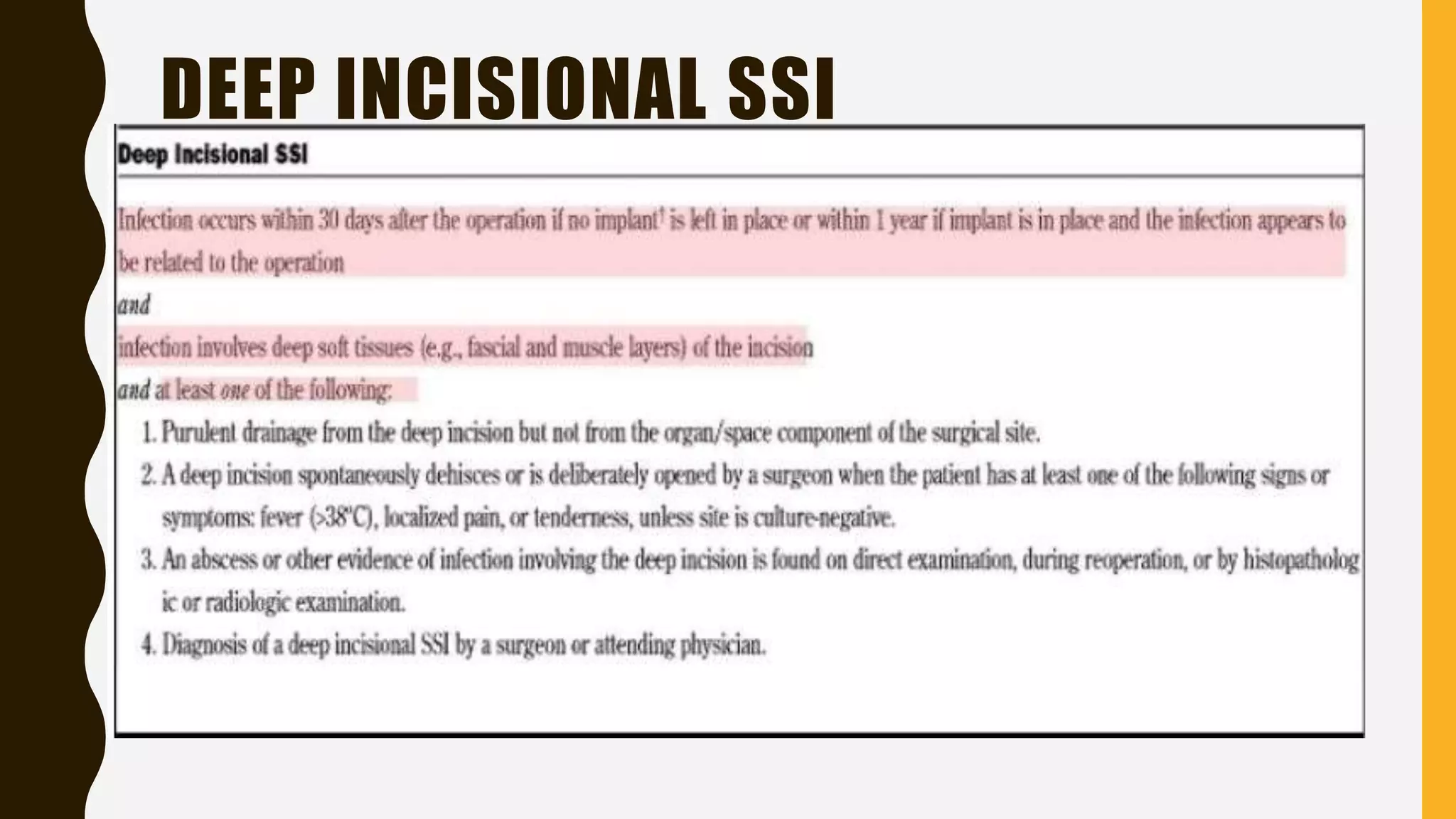 Surgical site infections | PPTX