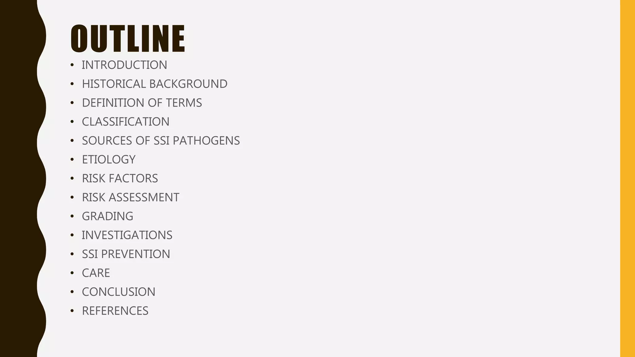 Surgical site infections | PPTX