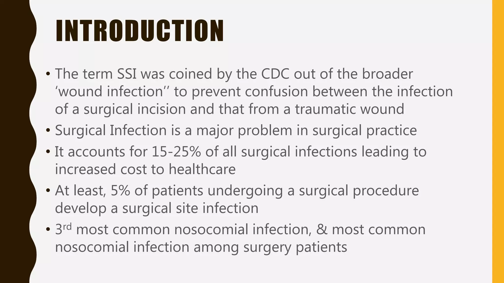 Surgical site infections | PPTX