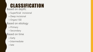 Surgical site infections | PPTX