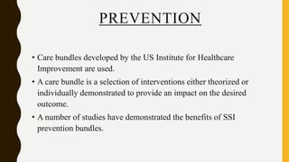Surgical site infections | PPTX
