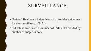 Surgical site infections | PPTX