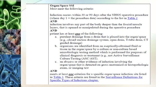Surgical Site Infections (SSI) | PDF