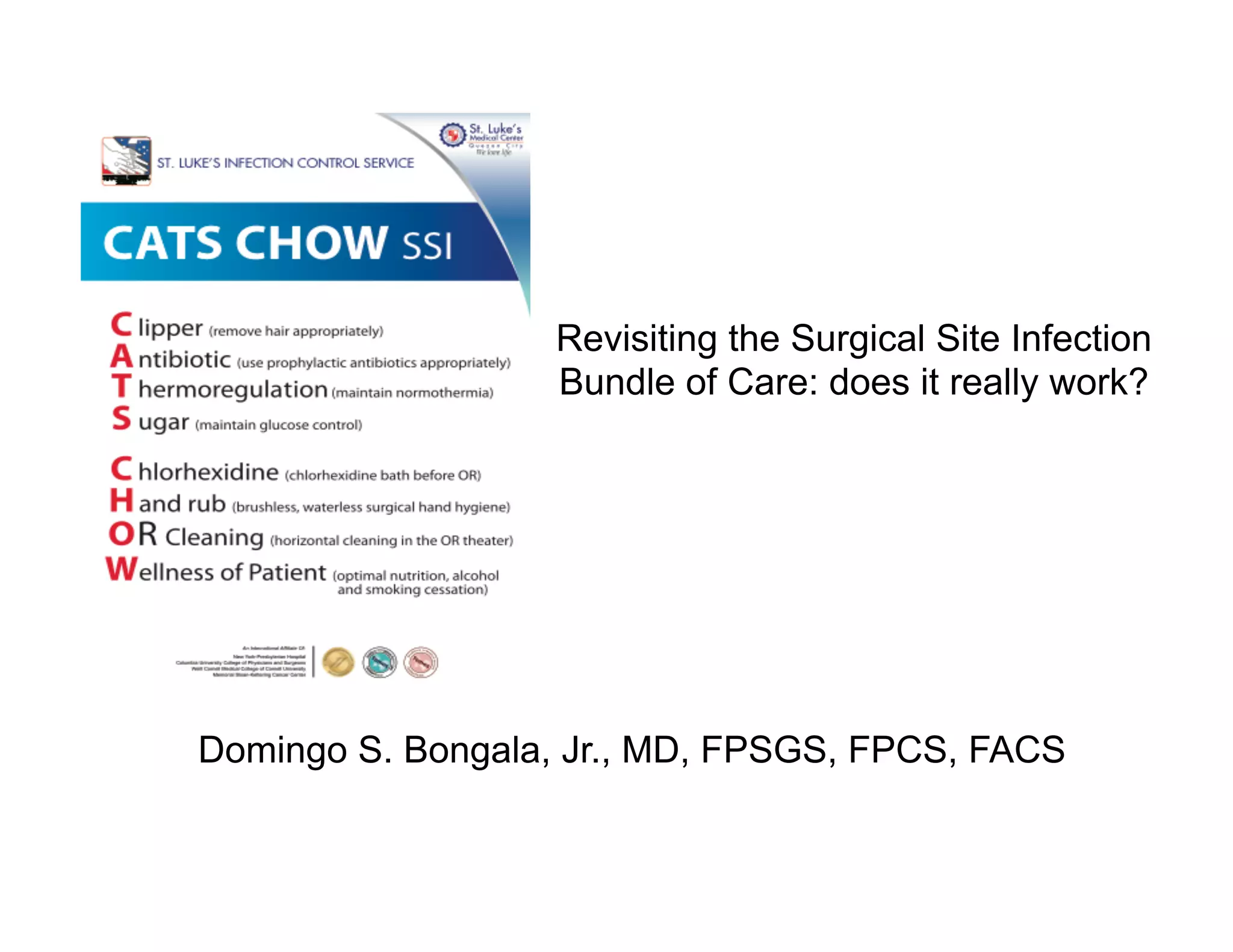 Surgical Site Infection (SSI) | PDF