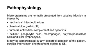Surgical site infection (ssi) | PPTX