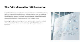 Surgical Site Infection SSI Prevention Bundle Inspection with eAuditor ...