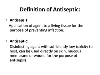 Surgical skin antiseptics | PPT