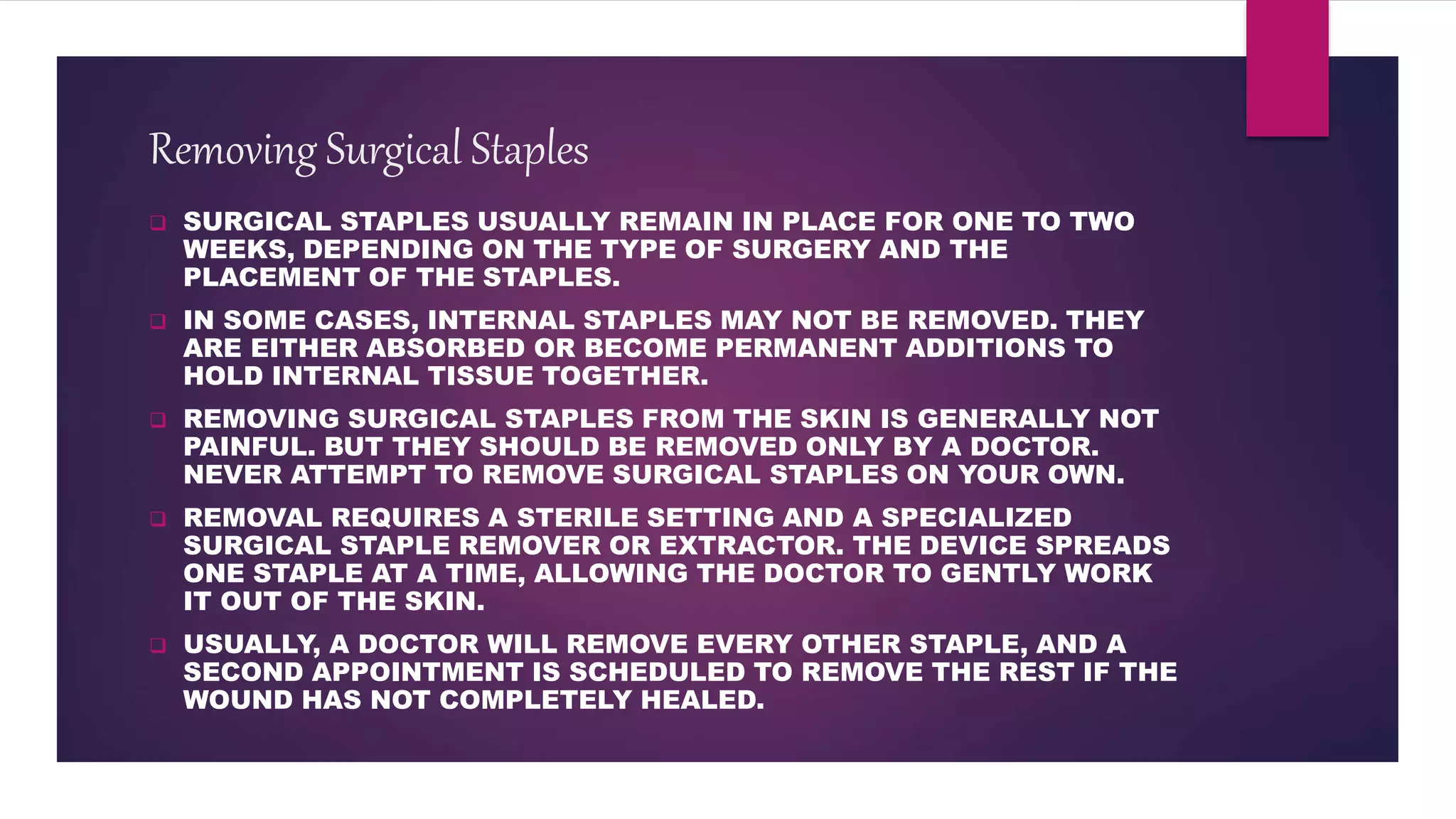 Surgical staplers | PPTX