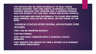 Surgical staplers | PPTX