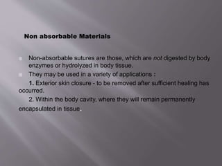 Surgical suture | PPTX