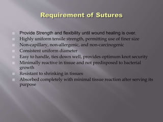 Surgical suture | PPTX