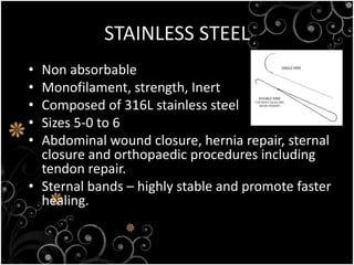 Surgical Sutures | PPTX