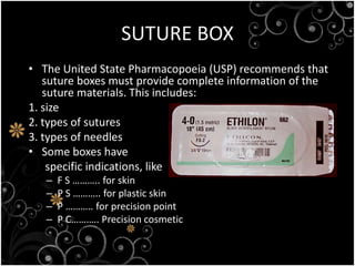 Surgical Sutures | PPTX | Skin Care | Beauty