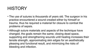 surgical sutures, sutures commonly use in surgery | PPT