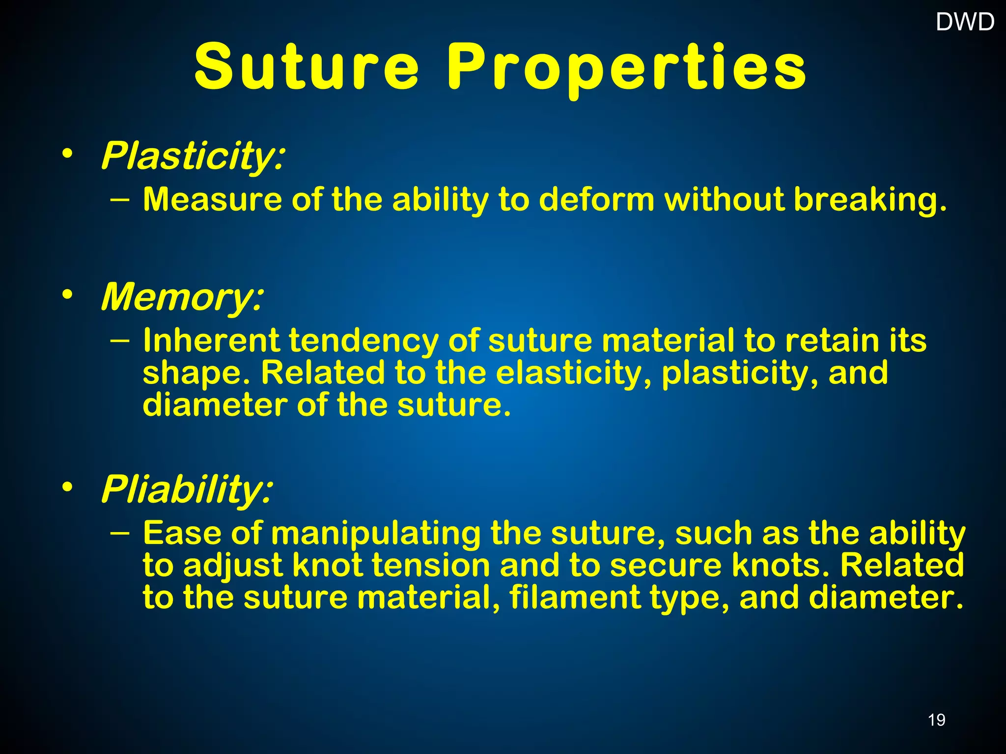 Surgical Sutures and Suturing Techniques | PPT