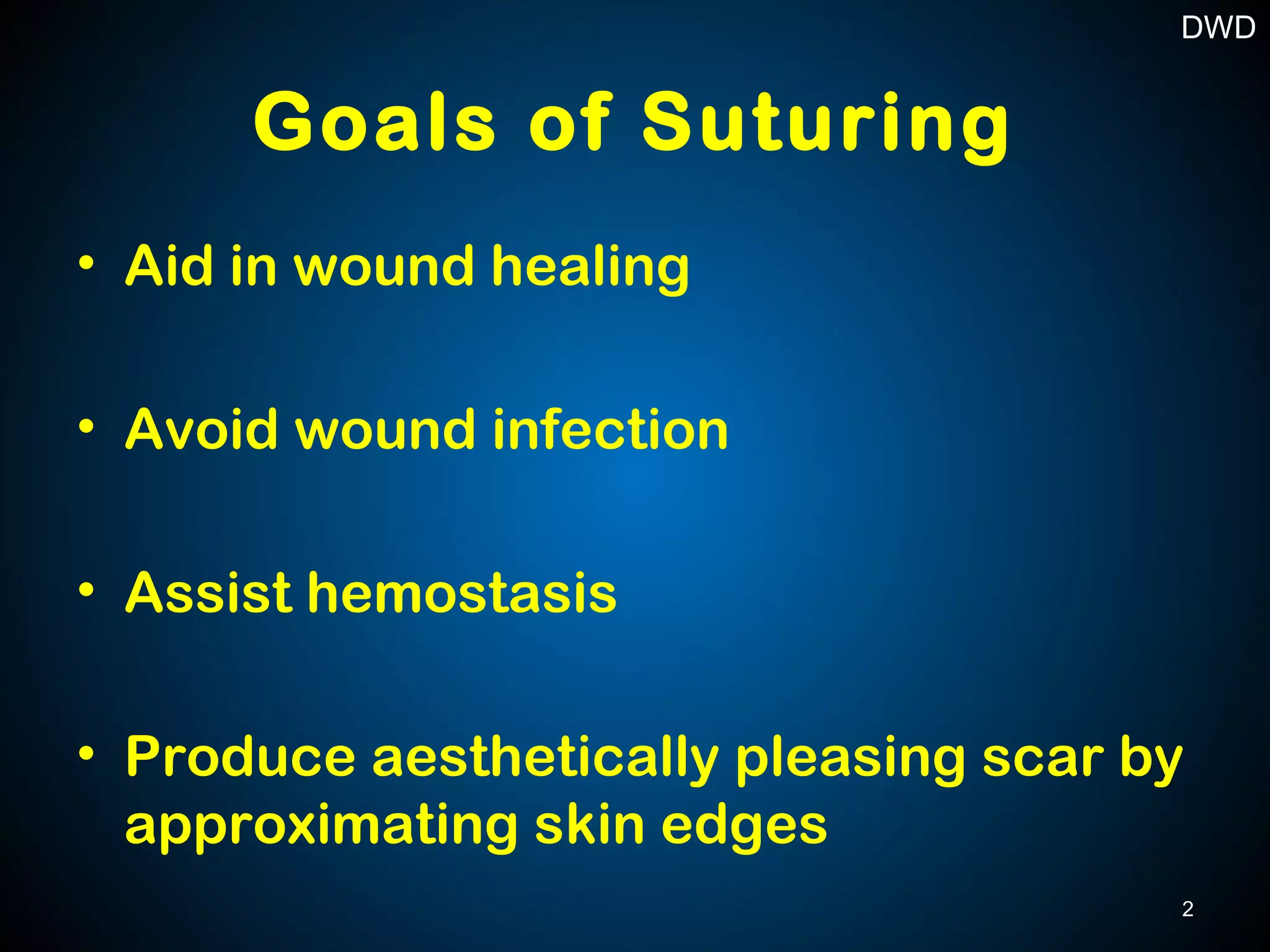 Surgical Sutures and Suturing Techniques | PPT