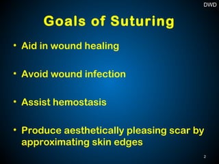 Surgical Sutures and Suturing Techniques | PPT