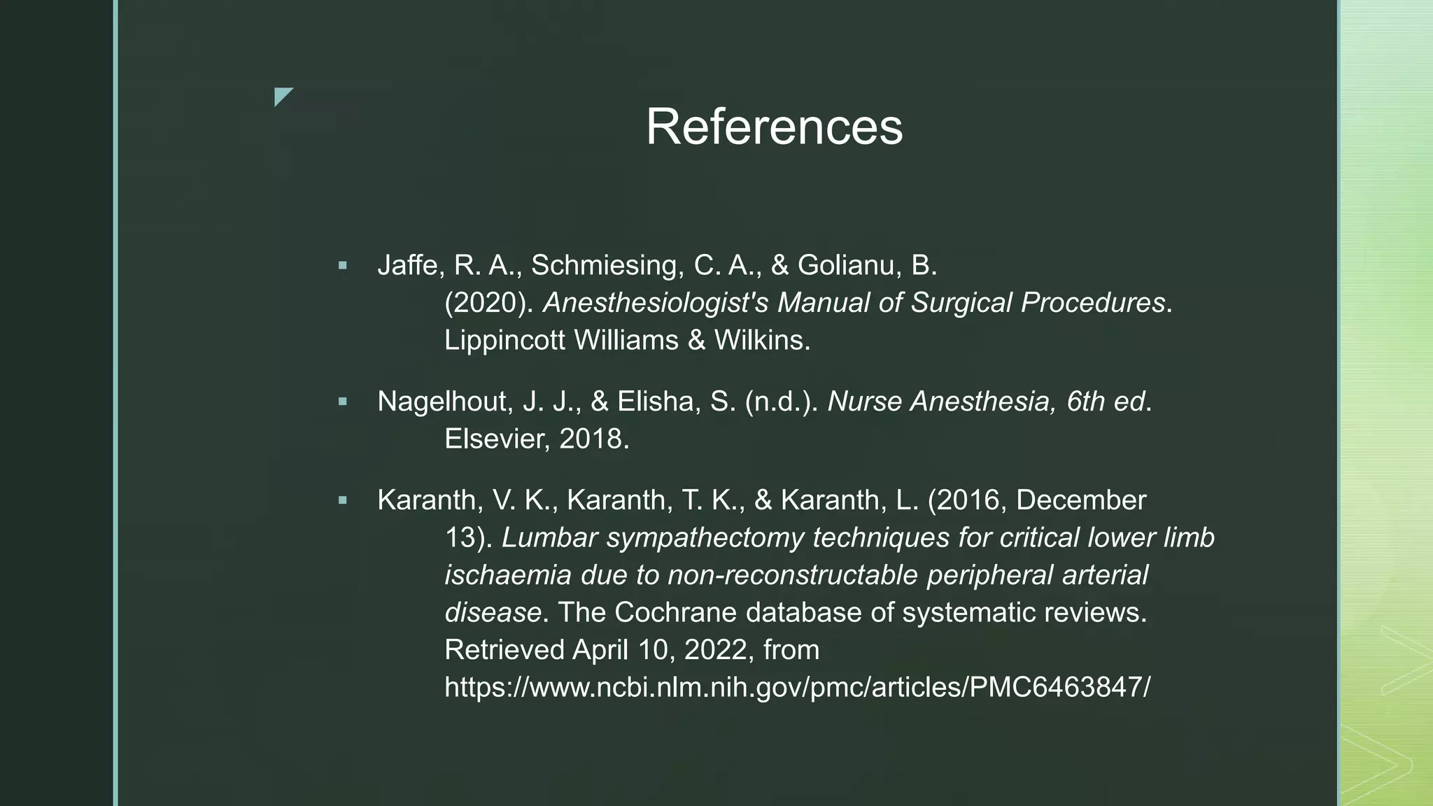 Surgical Sympathectomy Presentation Chris Nunley.pptx
