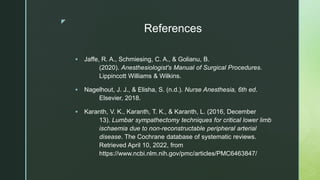 Surgical Sympathectomy Presentation Chris Nunley.pptx