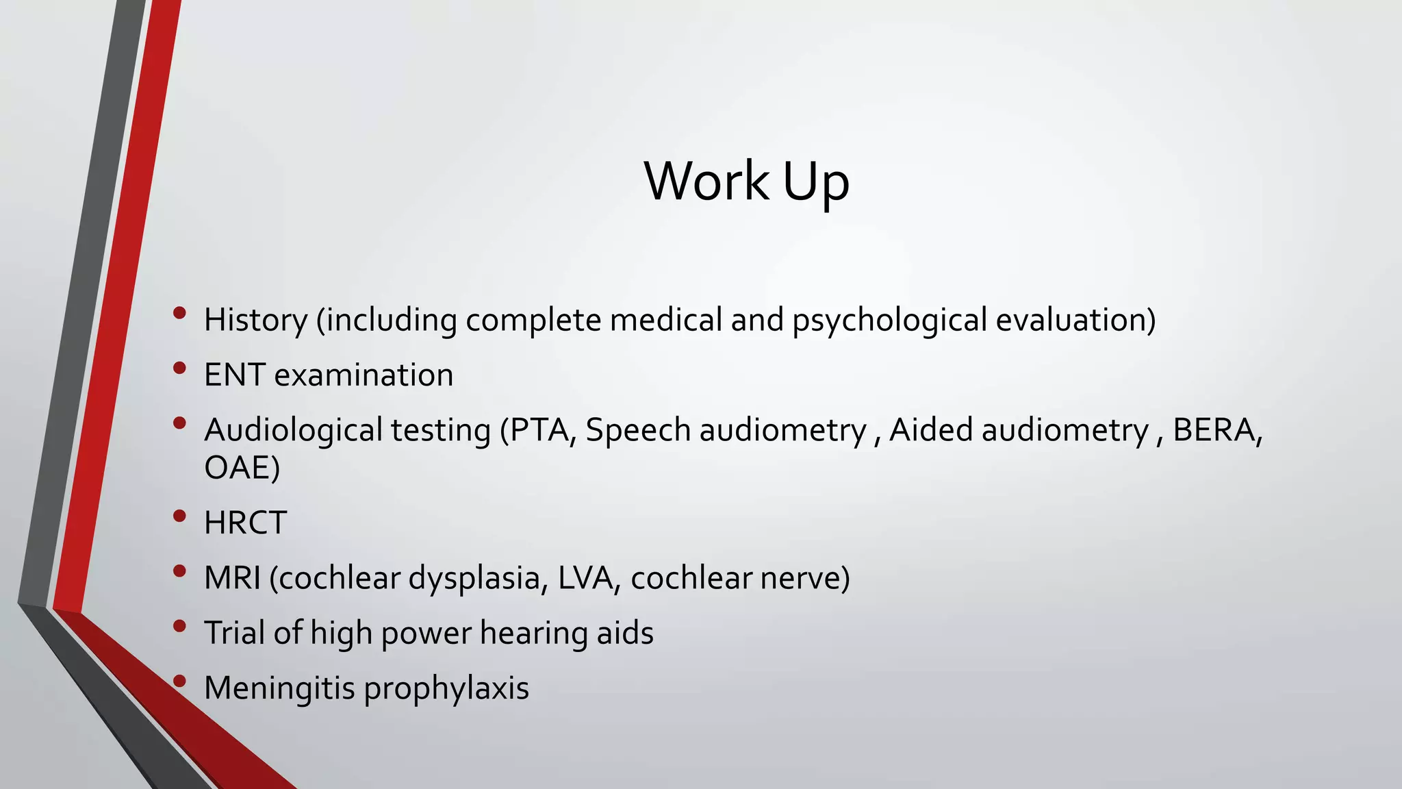 Surgical technique of cochlear implant | PPTX