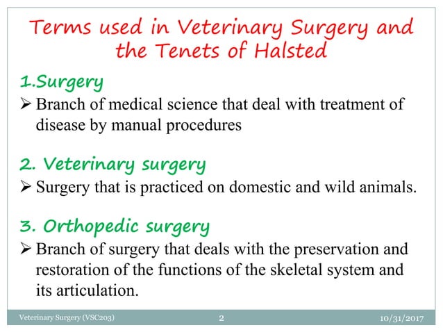 Surgical terms and reasons for surgery | PPT