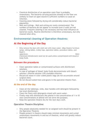 SURGICAL THEATER SAFETY - CHECK LIST | PDF
