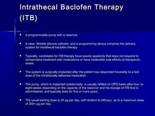 Surgical therapies for spasticity | PPT