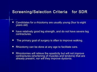 Surgical therapies for spasticity | PPT