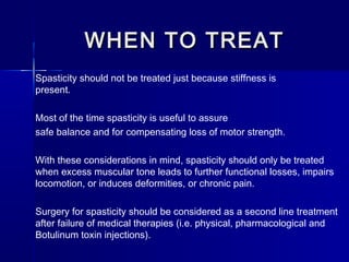 Surgical therapies for spasticity | PPT