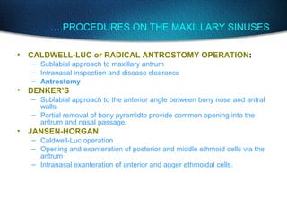 Surgical treatment chronic sinusitis | PPT